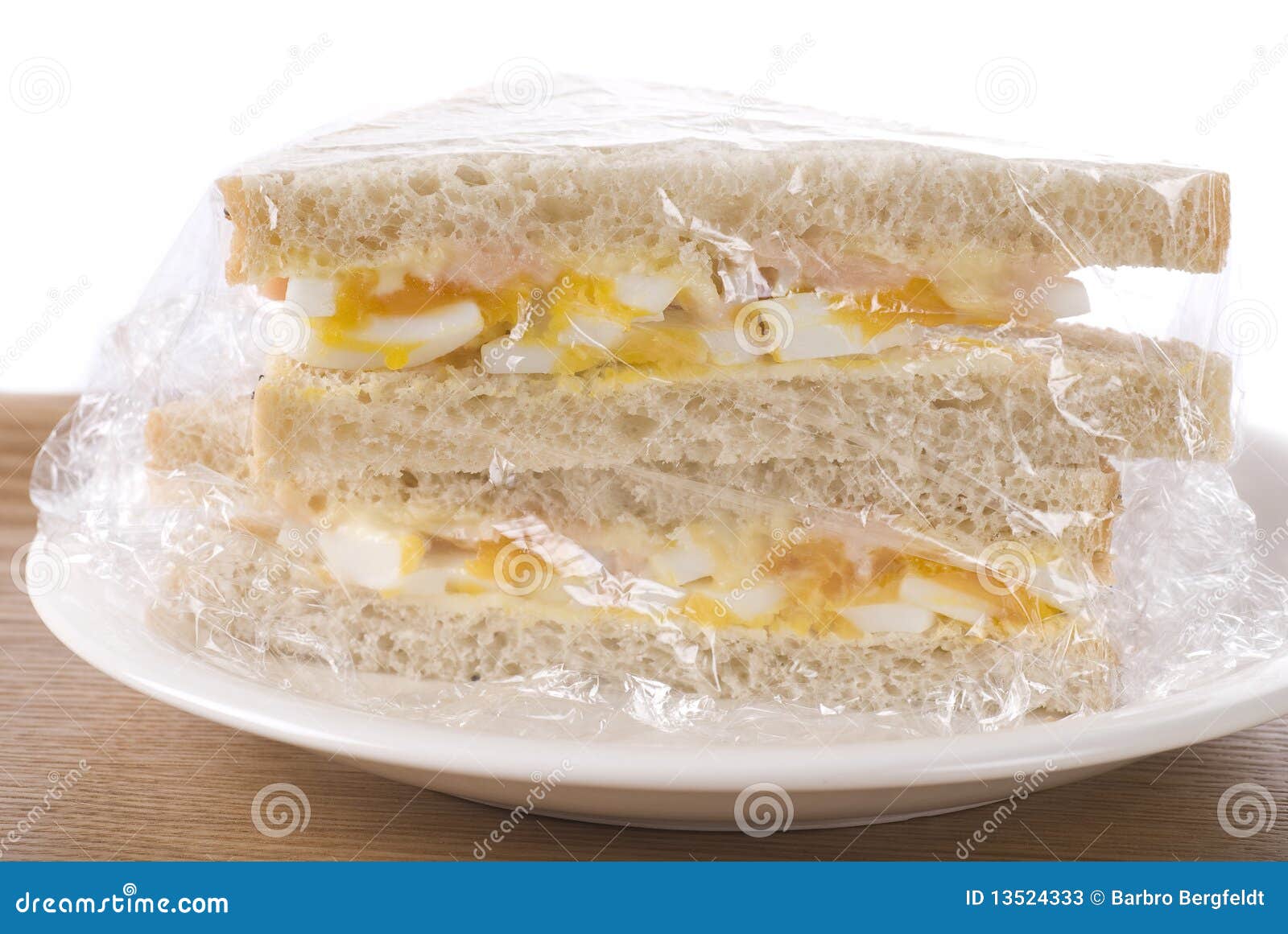 Plastic Wrapped Sandwich stock image. Image of caviar - 13524333