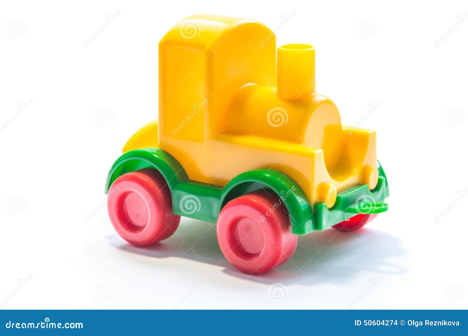 Plastic yellow train stock photo. Image of railroad, babies - 50604274