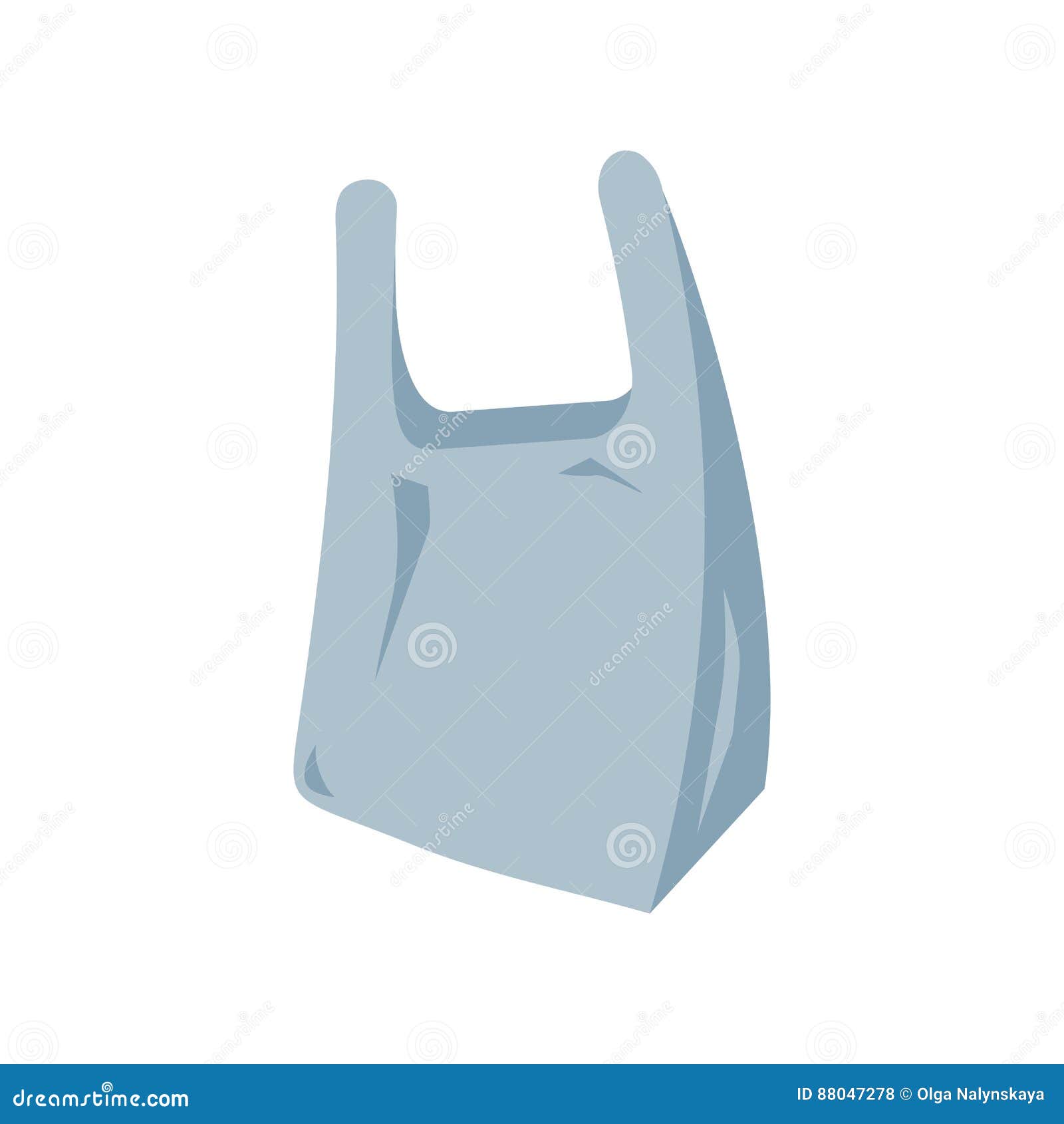 Plastic Zakpictogram vector illustratie. Illustration of begrip - 88047278