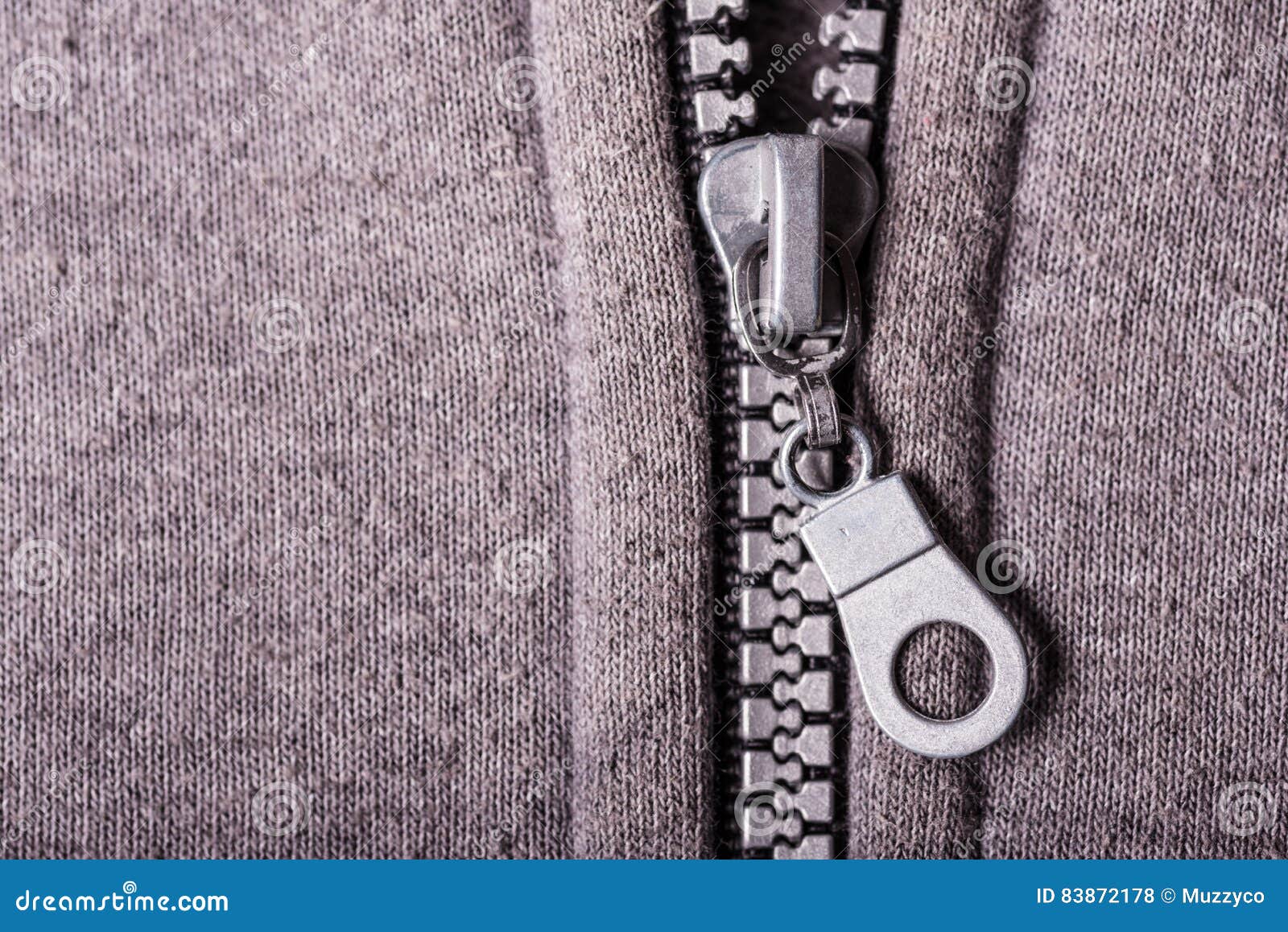Plastic Zipper Opening Jacket Stock Photo - Image of coat, clothing ...