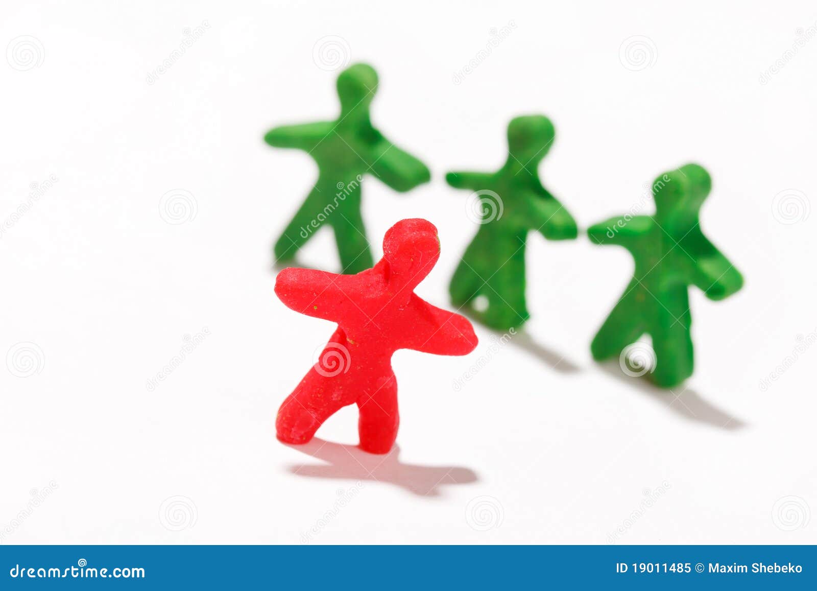 Plasticine characters stock image. Image of idea, friend - 19011485