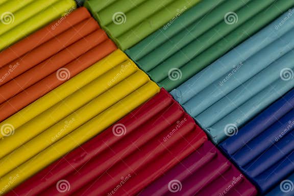 Plasticine of Different Colors for Modeling and Modeling Stock Image ...