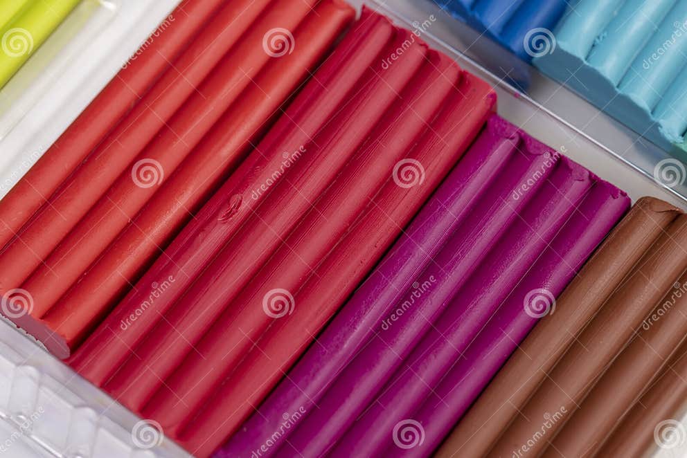 Plasticine of Different Colors for Modeling and Modeling Stock Image ...