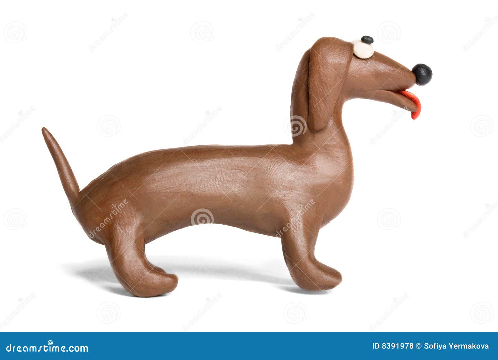 Plasticine dog stock photo. Image of plasticine, serve - 8391978