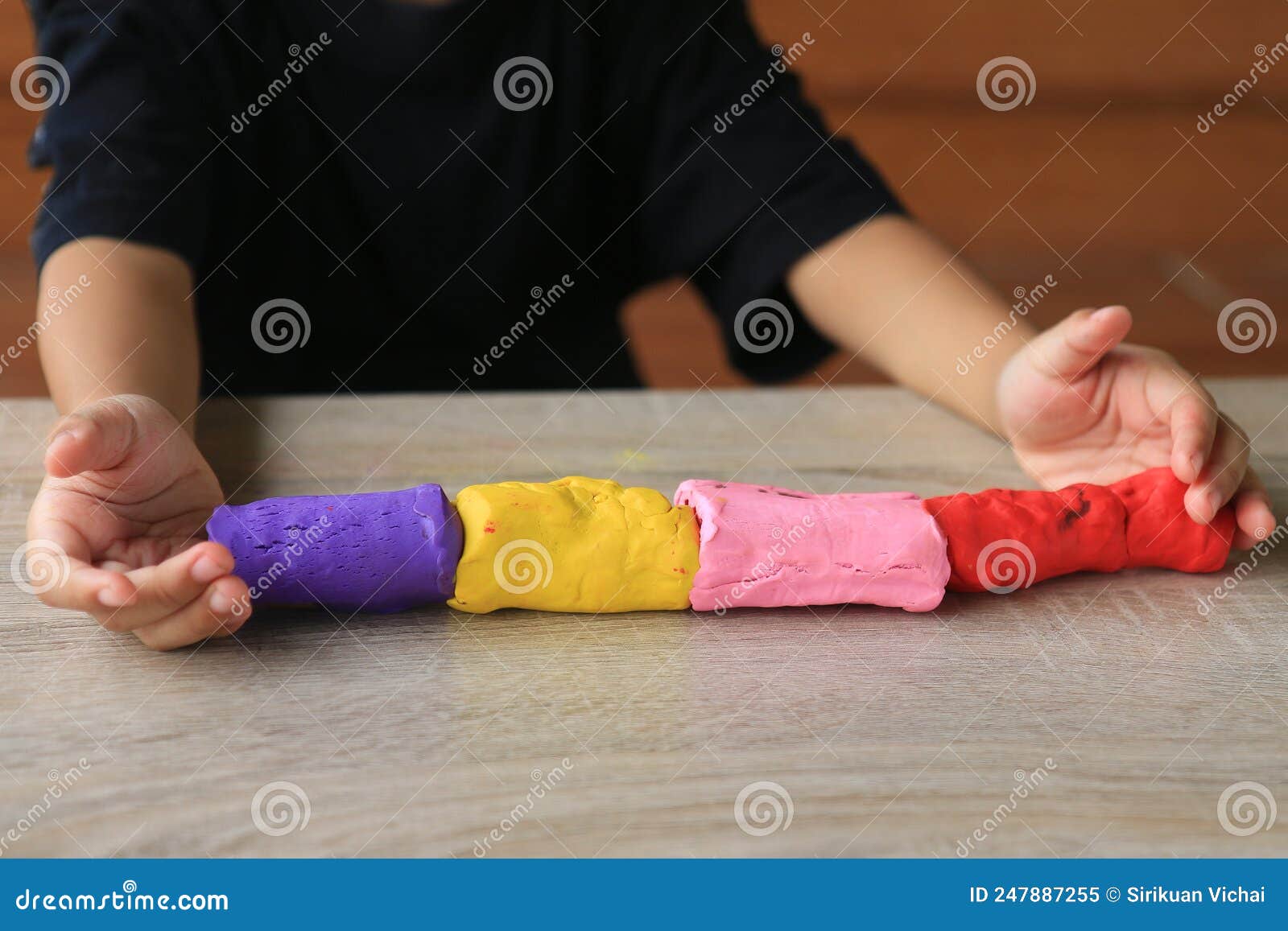 Plasticine, Educational Toys Stock Image - Image of playing, yellow ...