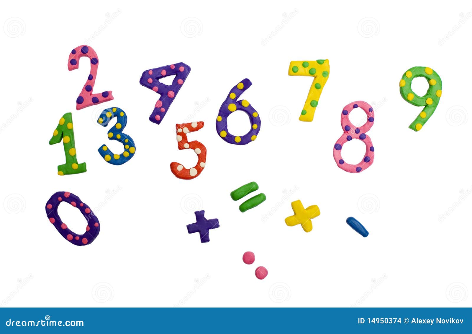 Plasticine figures stock photo. Image of seven, figure - 14950374