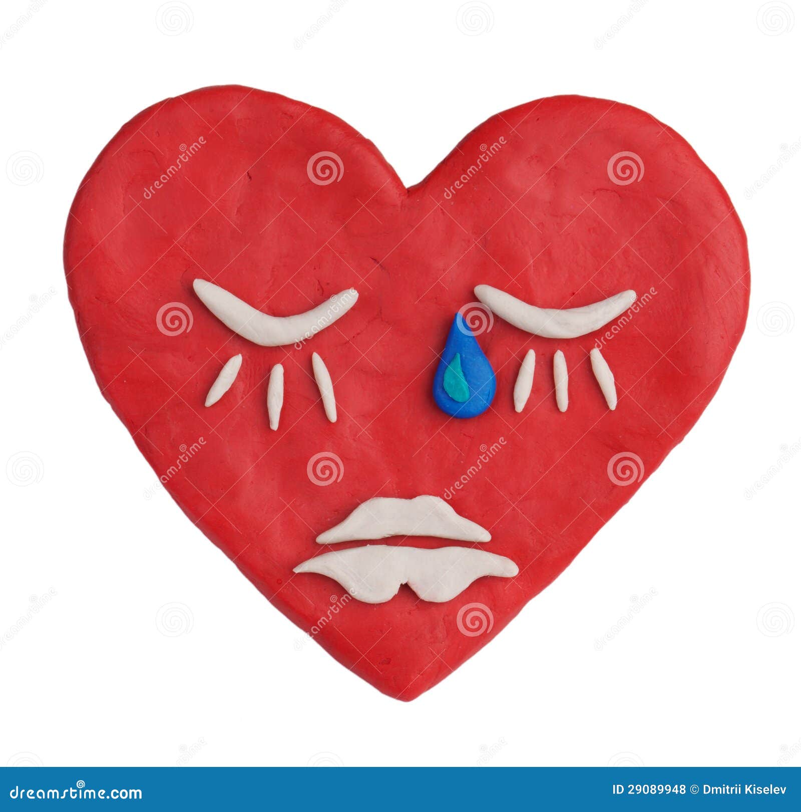 Plasticine Heart Depicting a Deep Sleep Stock Photo - Image of dream ...