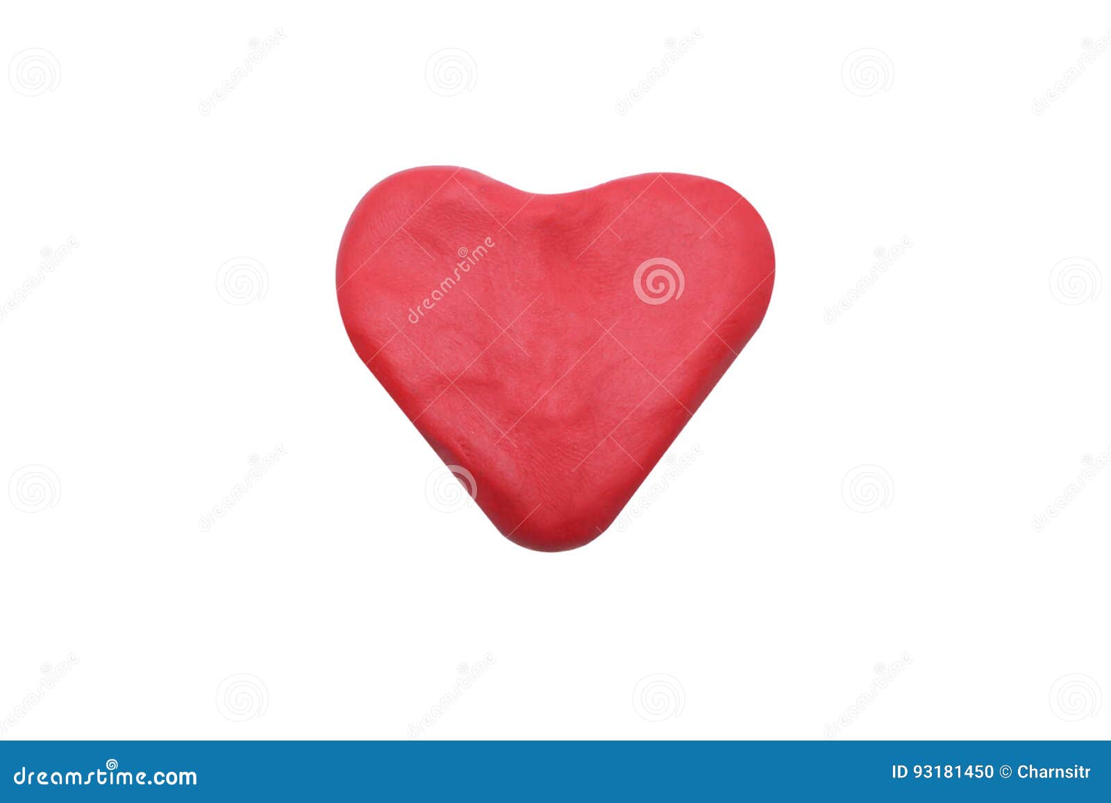 Plasticine in heart shape stock photo. Image of message - 93181450