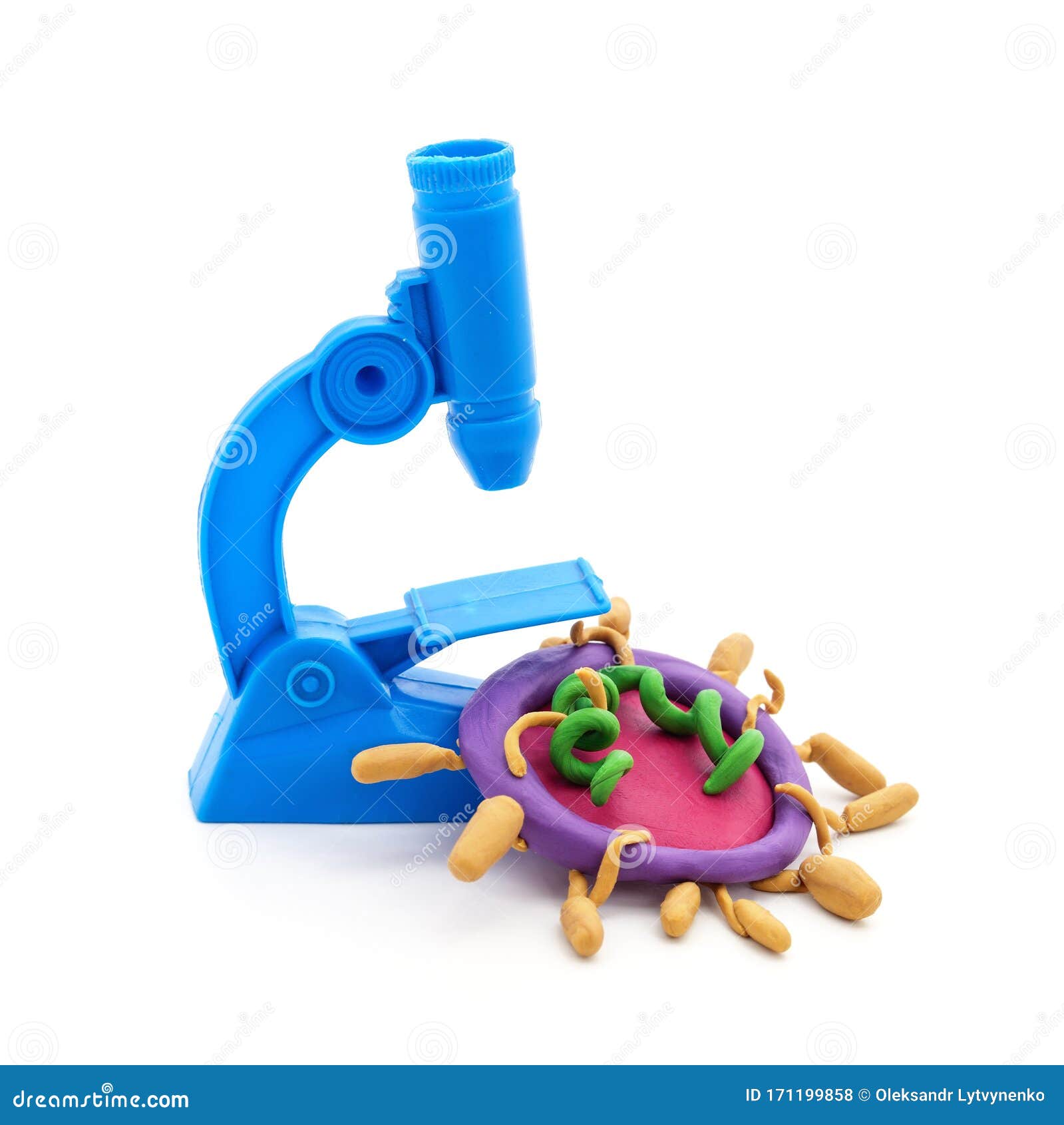 Plasticine Multicolored Virus Stock Photo - Image of influenza ...