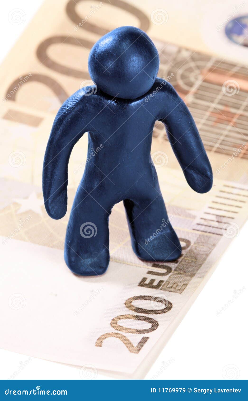Plasticine person stock image. Image of white, success - 11769979