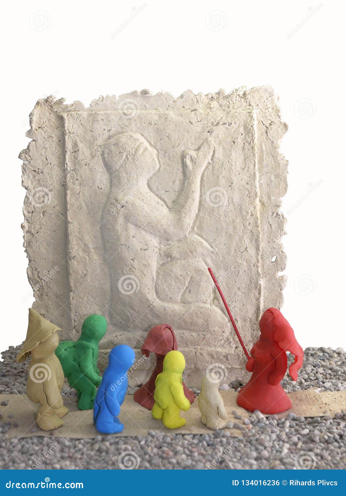 Plasticine Puppet in Eexhibition Stock Photo - Image of hobby, creative ...