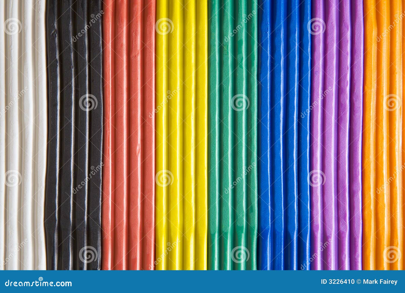 Plasticine - Rainbow Colours Stock Photo - Image of plasticine, blue ...