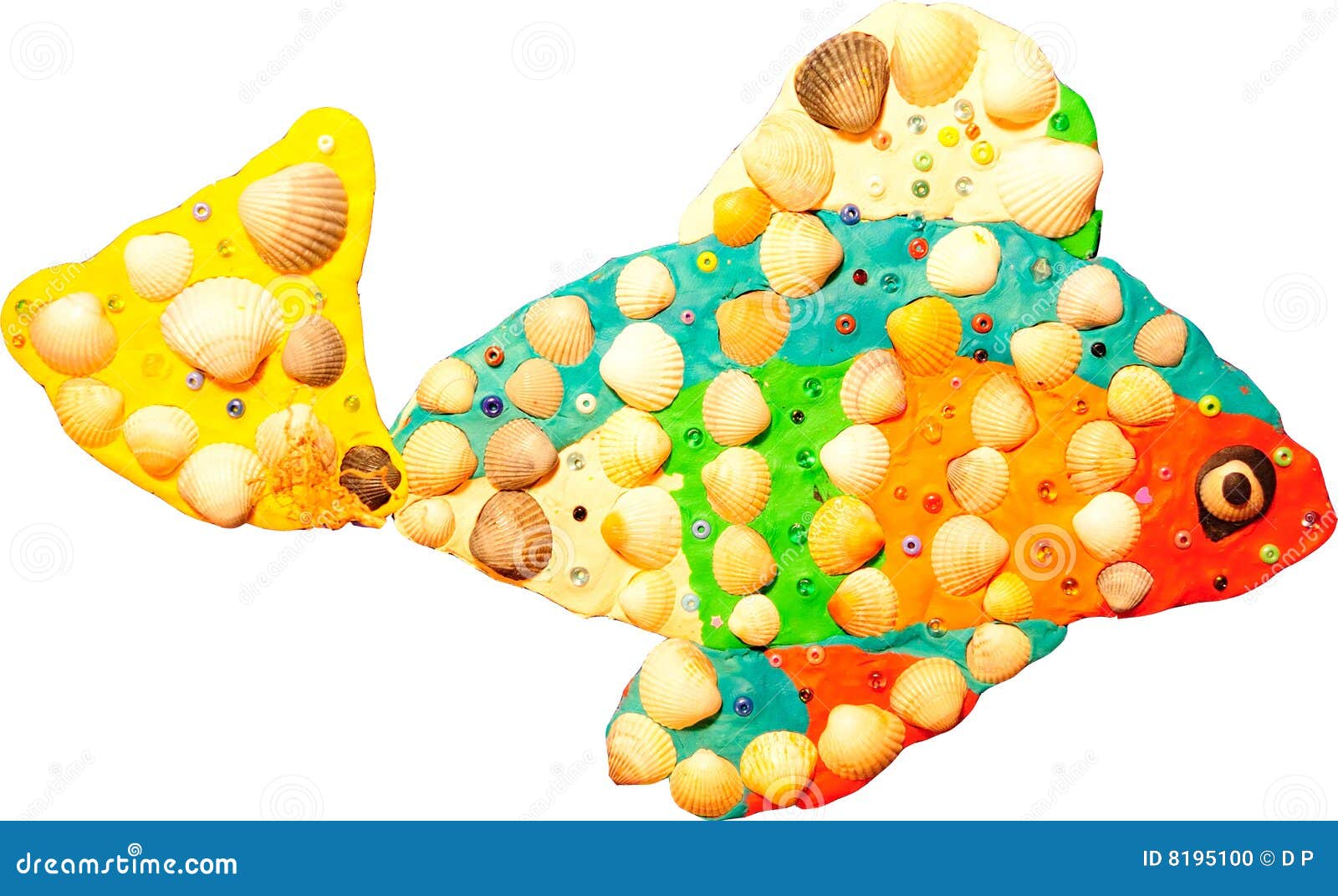 Plasticine small fish stock photo. Image of material, scales - 8195100