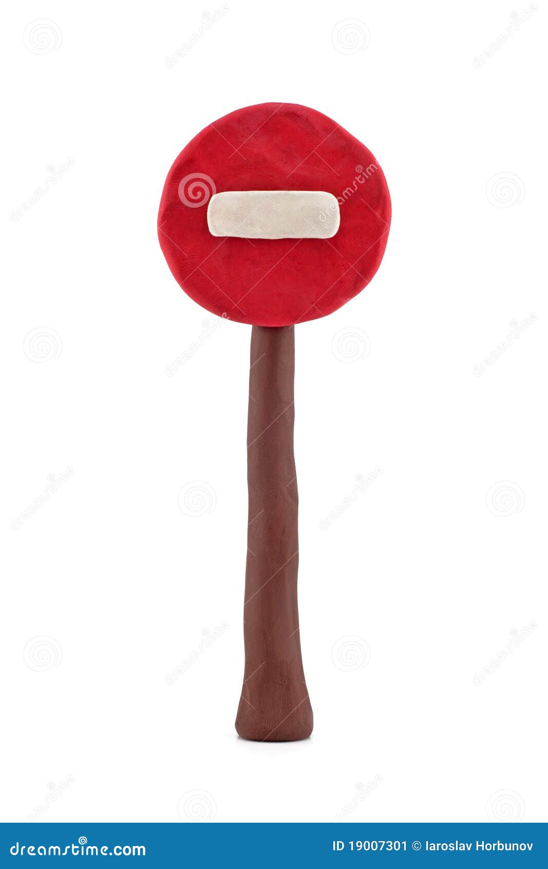 Plasticine stop road sign stock image. Image of enter - 19007301
