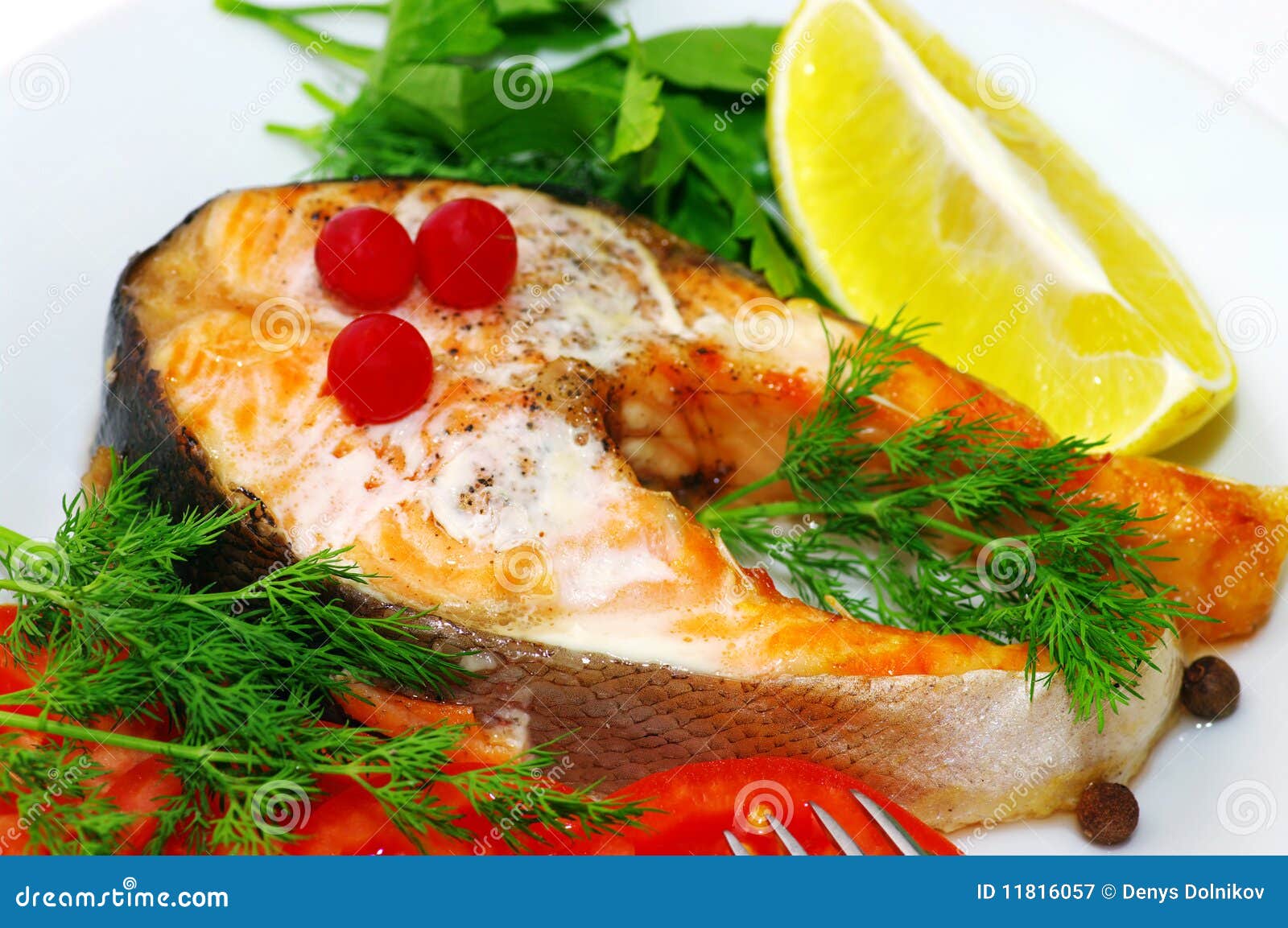 Plat de poisson image stock. Image du poissons, régime - 11816057