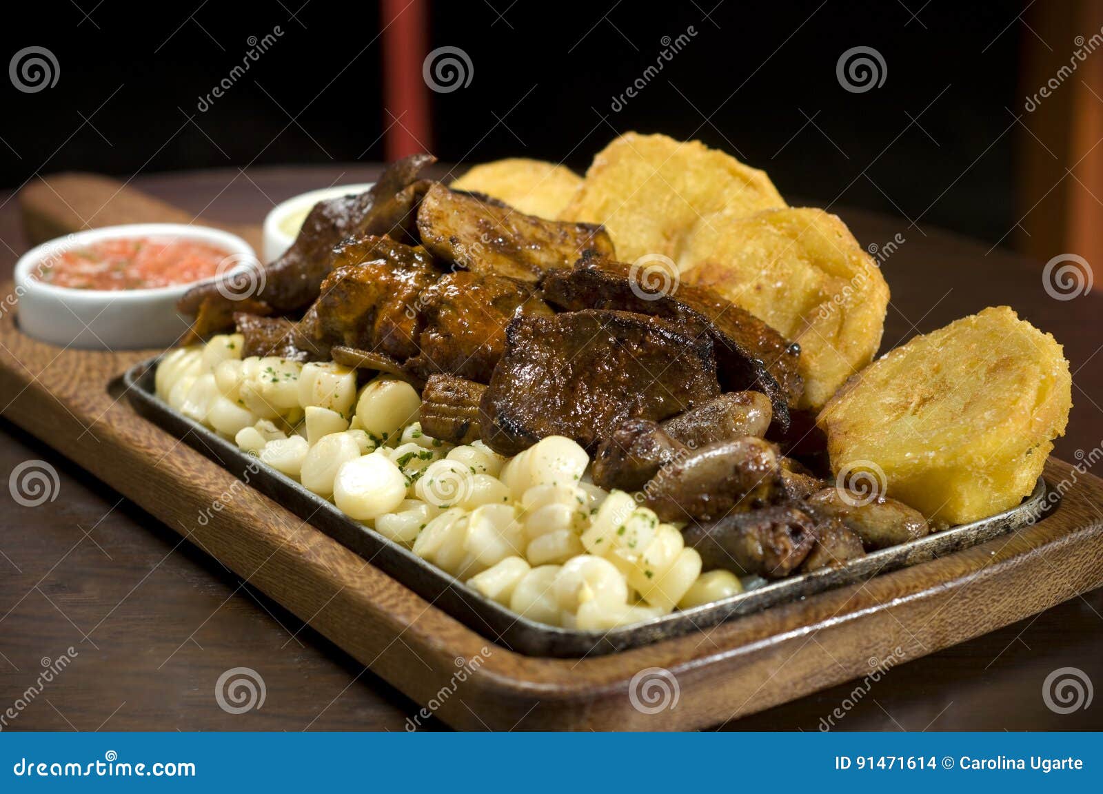 Plat péruvien photo stock. Image du patate, nourriture - 91471614