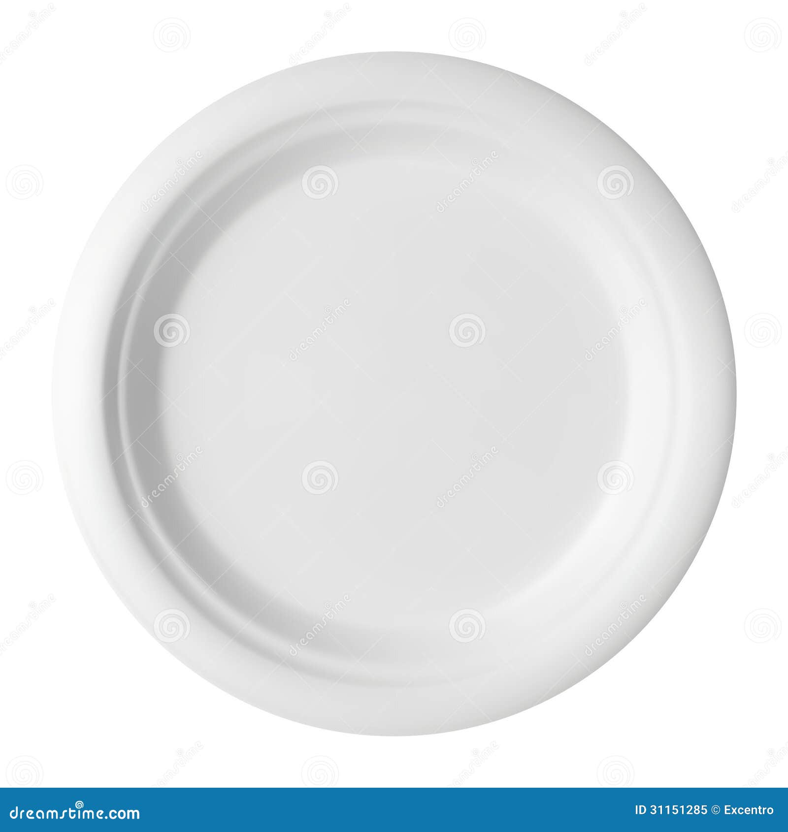 Plat vide illustration de vecteur. Illustration du repas - 31151285