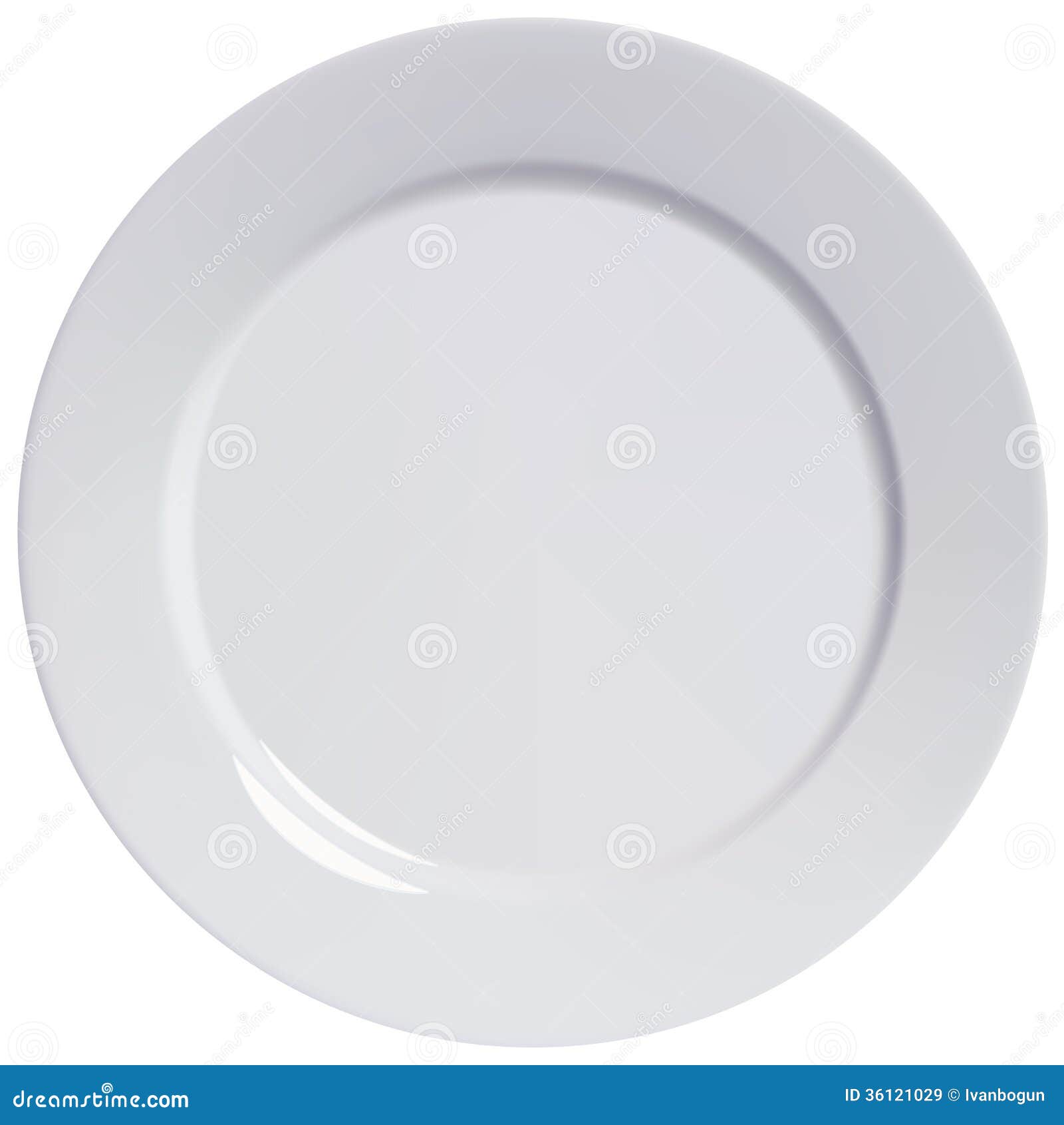 Plat Vide, D'isolement. Illustration De Vecteur Illustration de Vecteur ...