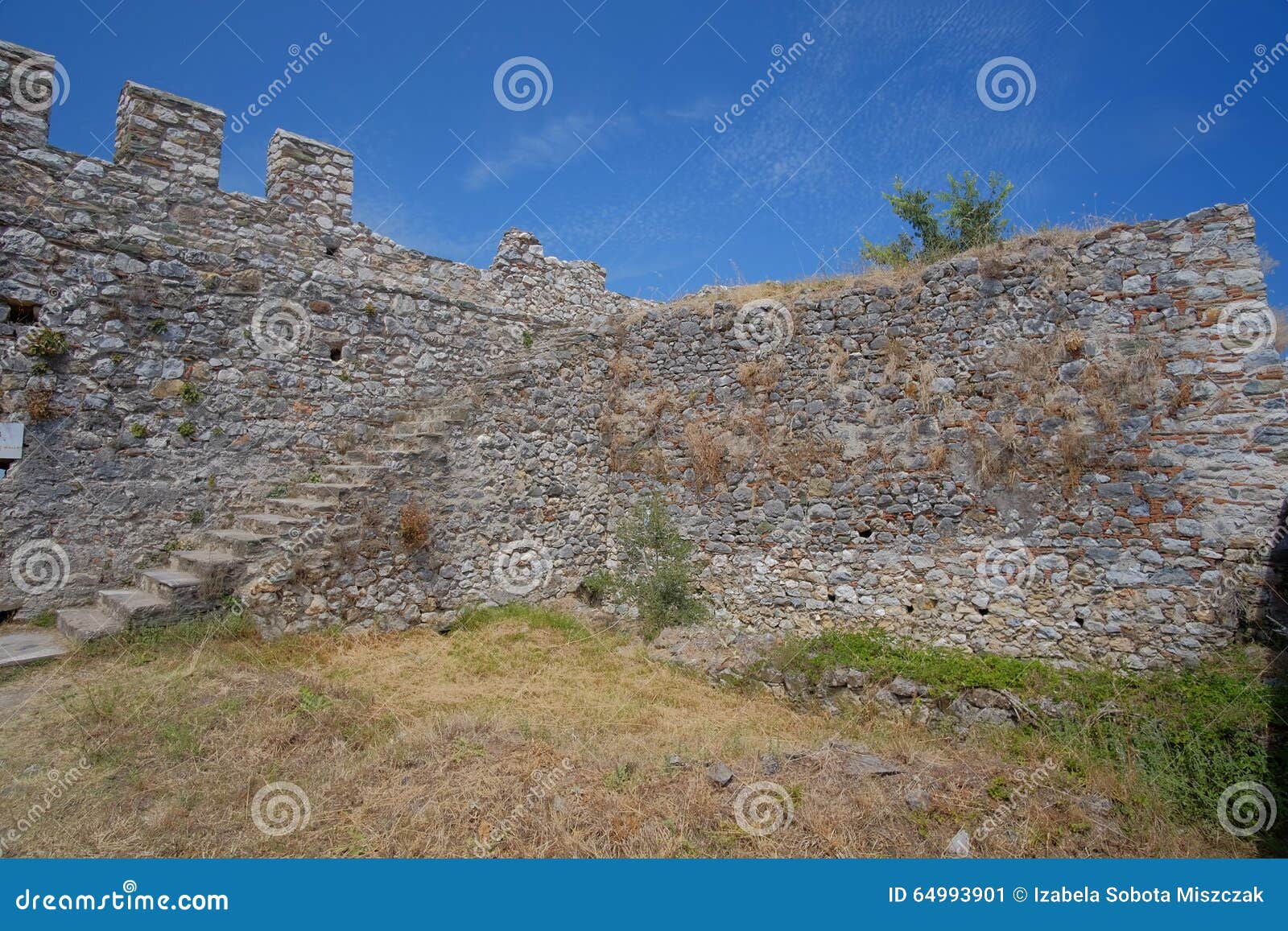 Platamon Castle in Greece stock image. Image of olympus - 64993901