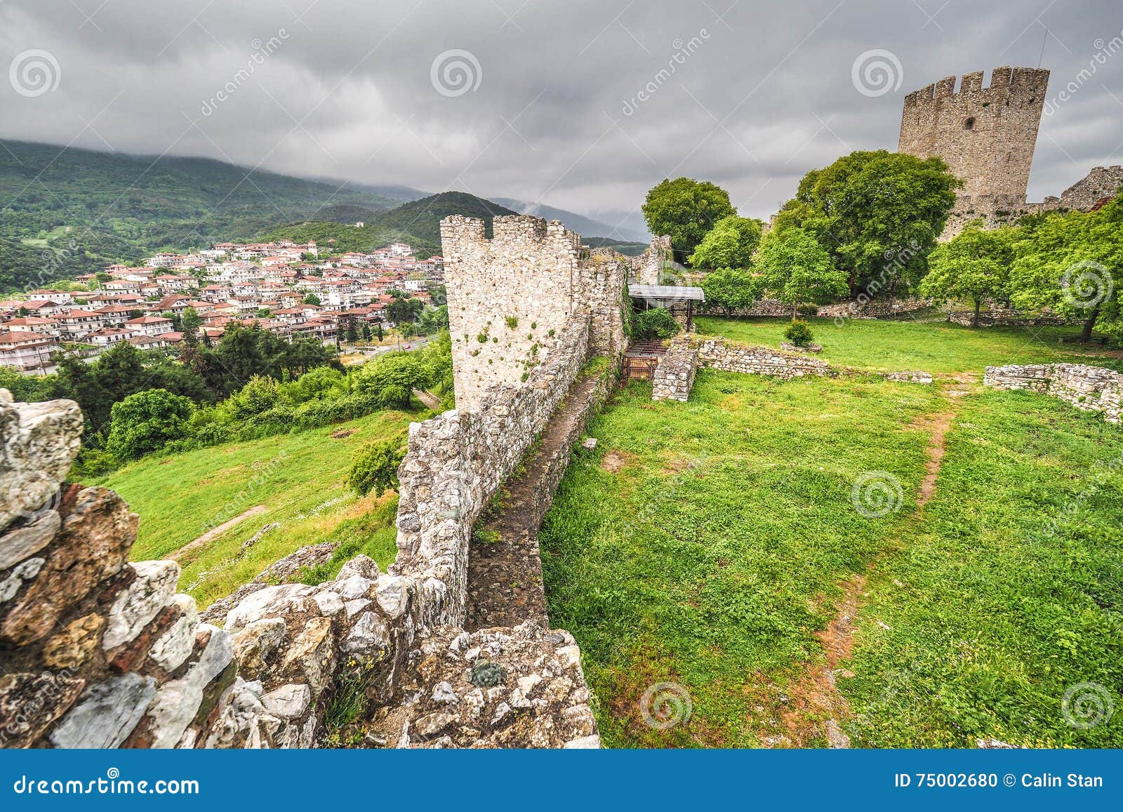 Platamonas Ancient Castle Greece Stock Photo - Image of mediterranean ...