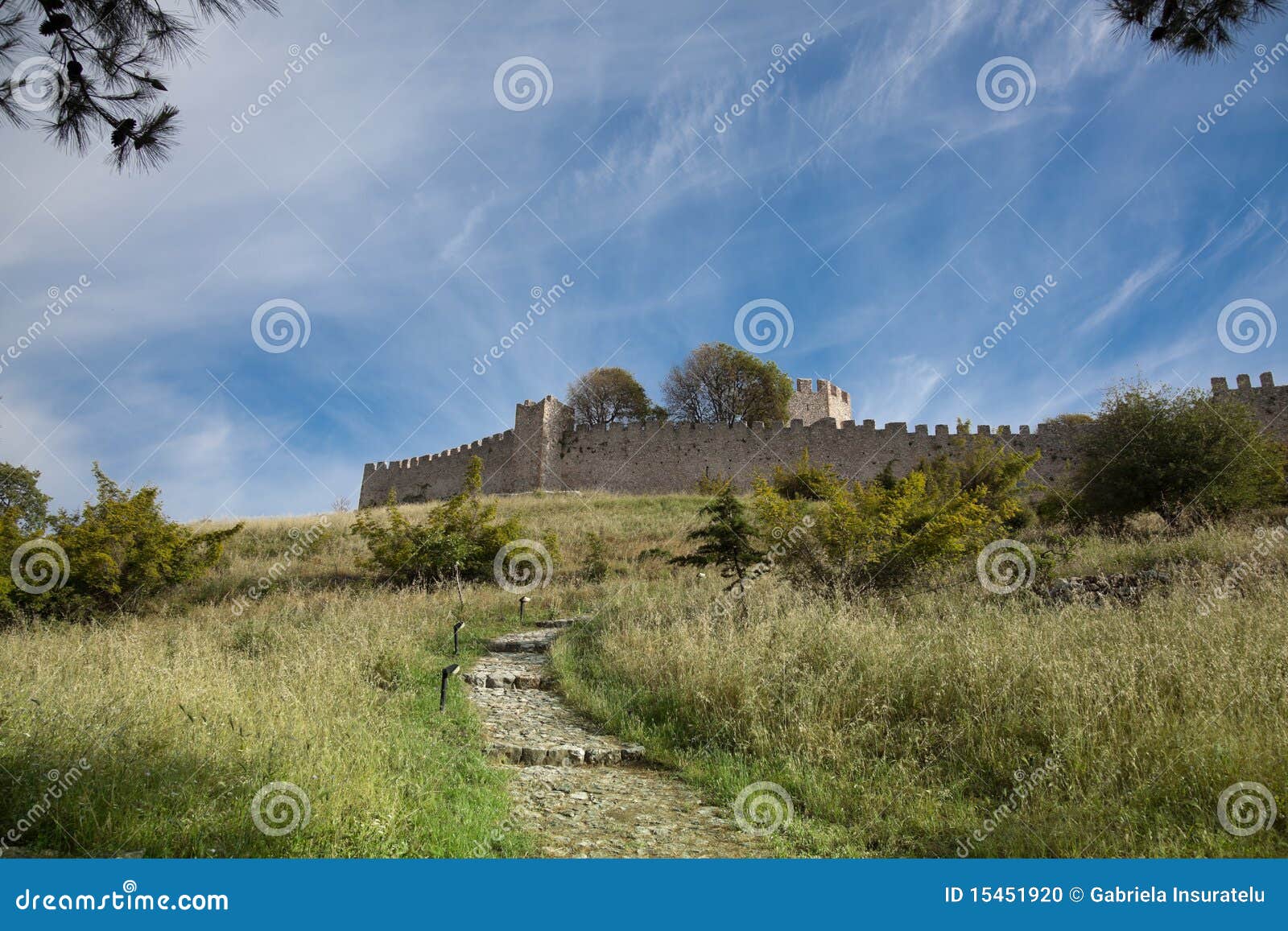 Platamonas Castle in Greece Stock Photo - Image of stone, tower: 15451920