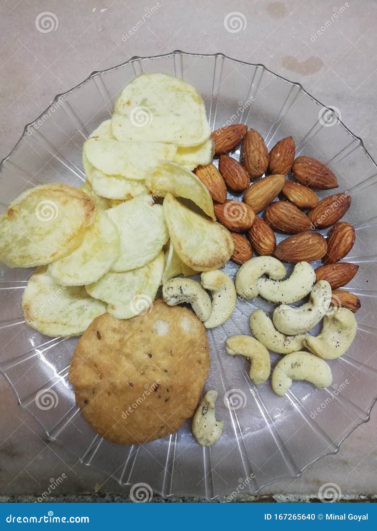 A Plate of Anytime or All Time Snacks Stock Photo - Image of tasty ...