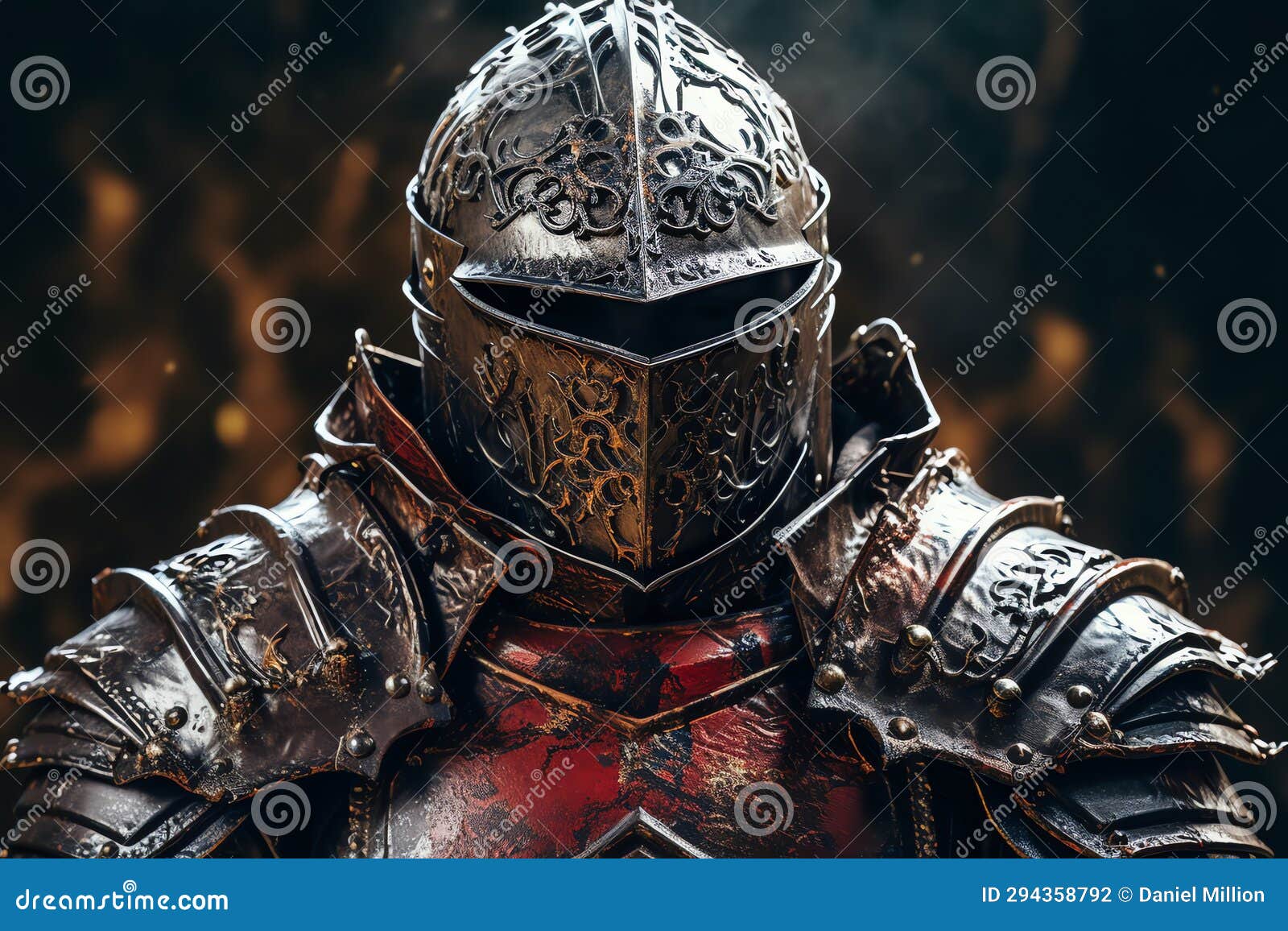 Plate Armor Knight Medieval Fantasy Photo Stock Illustration ...