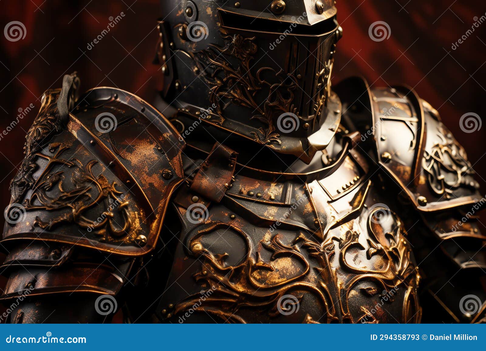 Plate Armor Medieval Fantasy Photo Stock Illustration - Illustration of ...