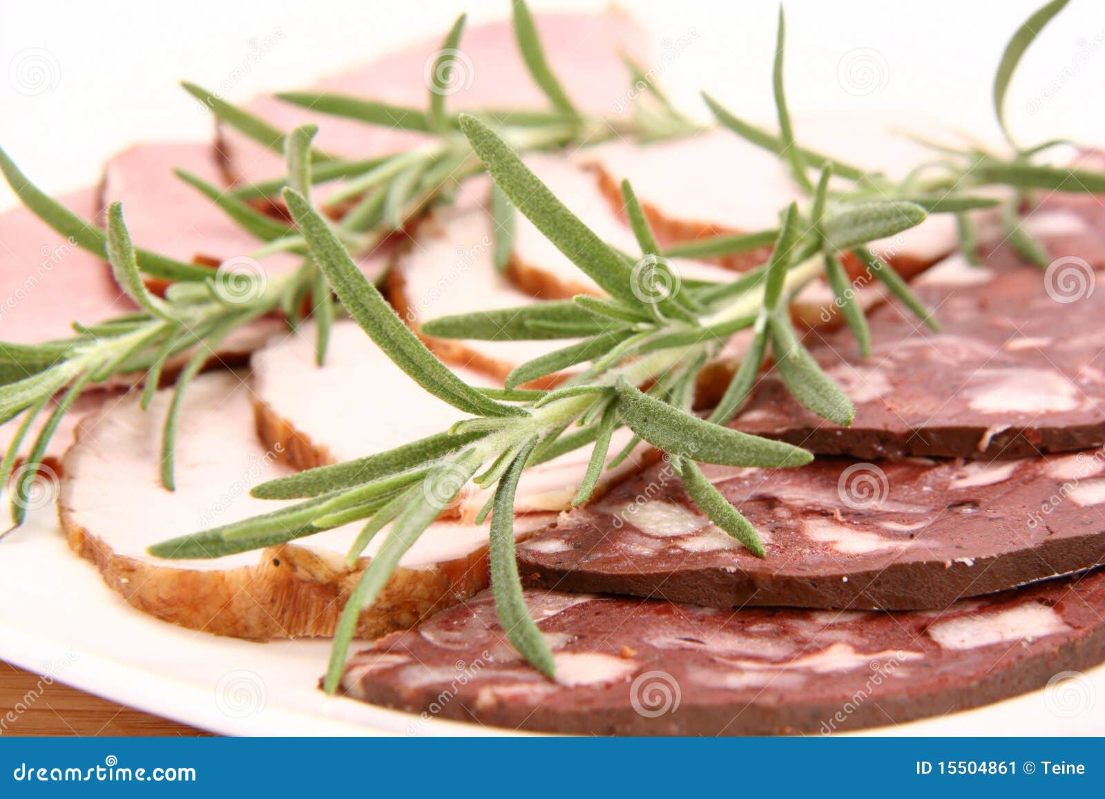 Plate of Assorted Cold Cuts Stock Image - Image of loin, head: 15504861