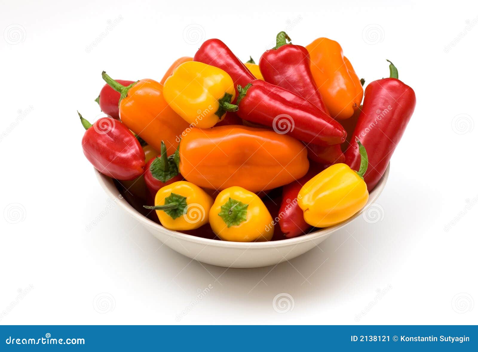 Plate with Assorted Peppers Stock Image - Image of bright, chilies: 2138121