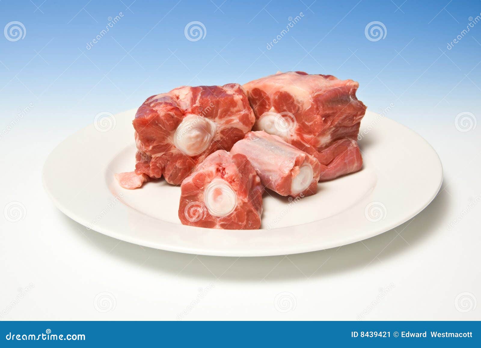 Plate of beef oxtail meat stock image. Image of soup, pieces - 8439421