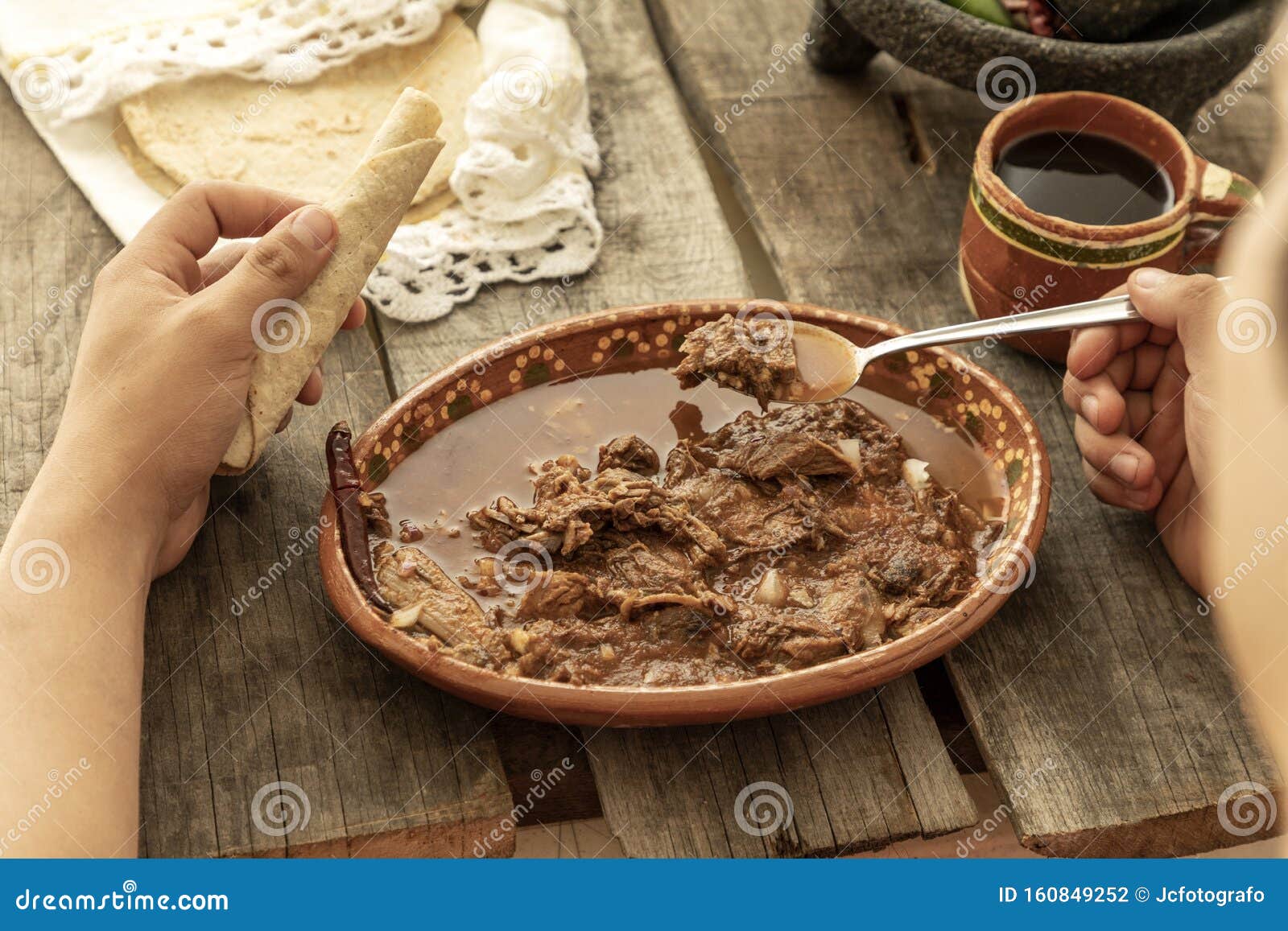 Plate of birria stock photo. Image of habanero, dinner - 160849252