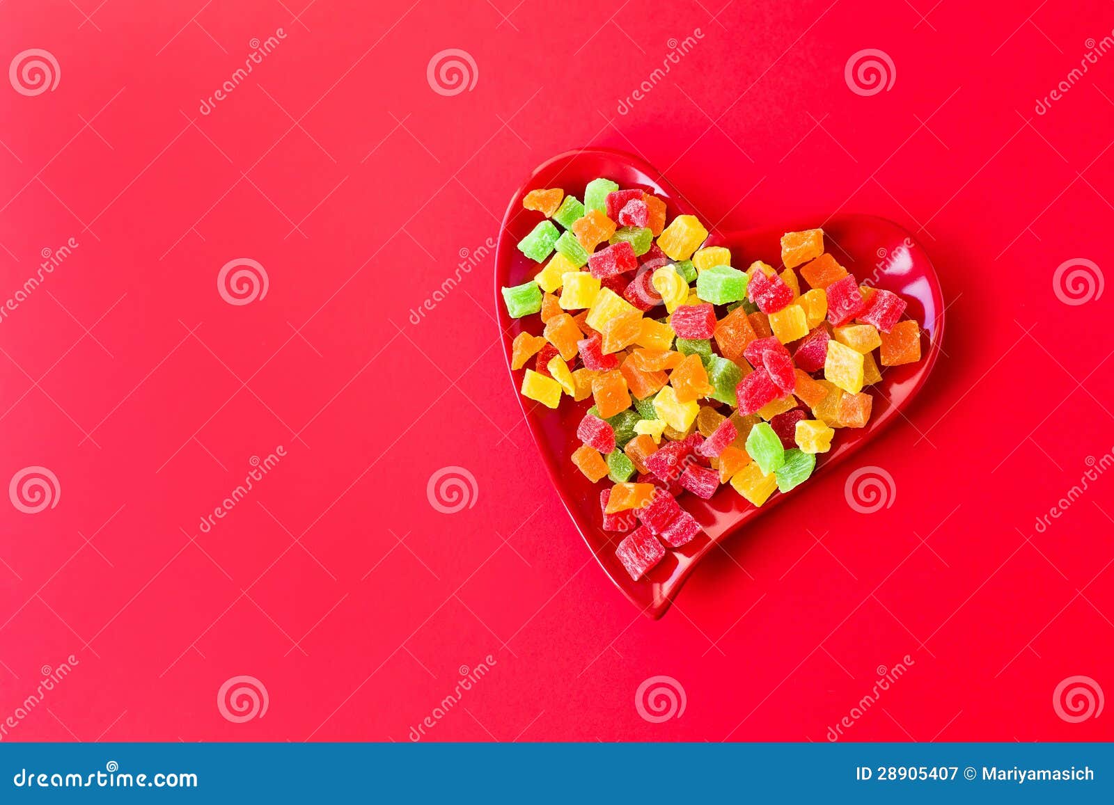 Plate with candy stock image. Image of dish, fellings - 28905407