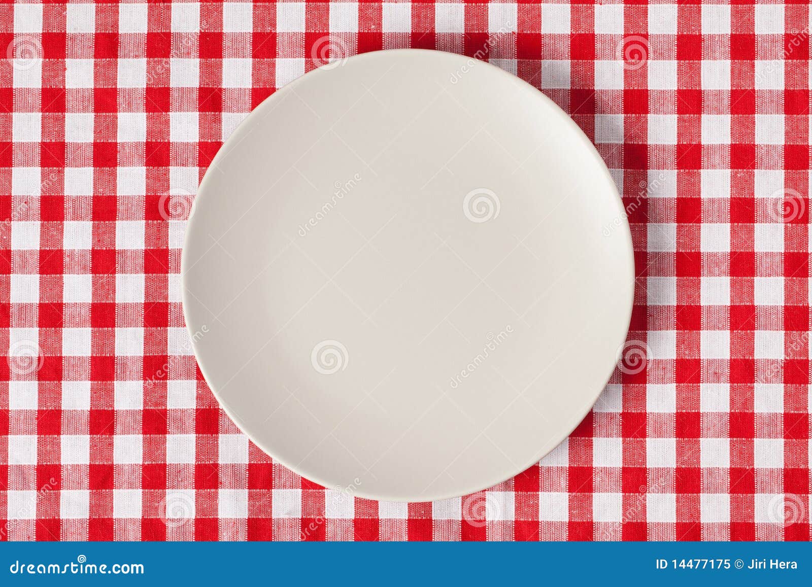 Red And White Checkerboard Tablecloth