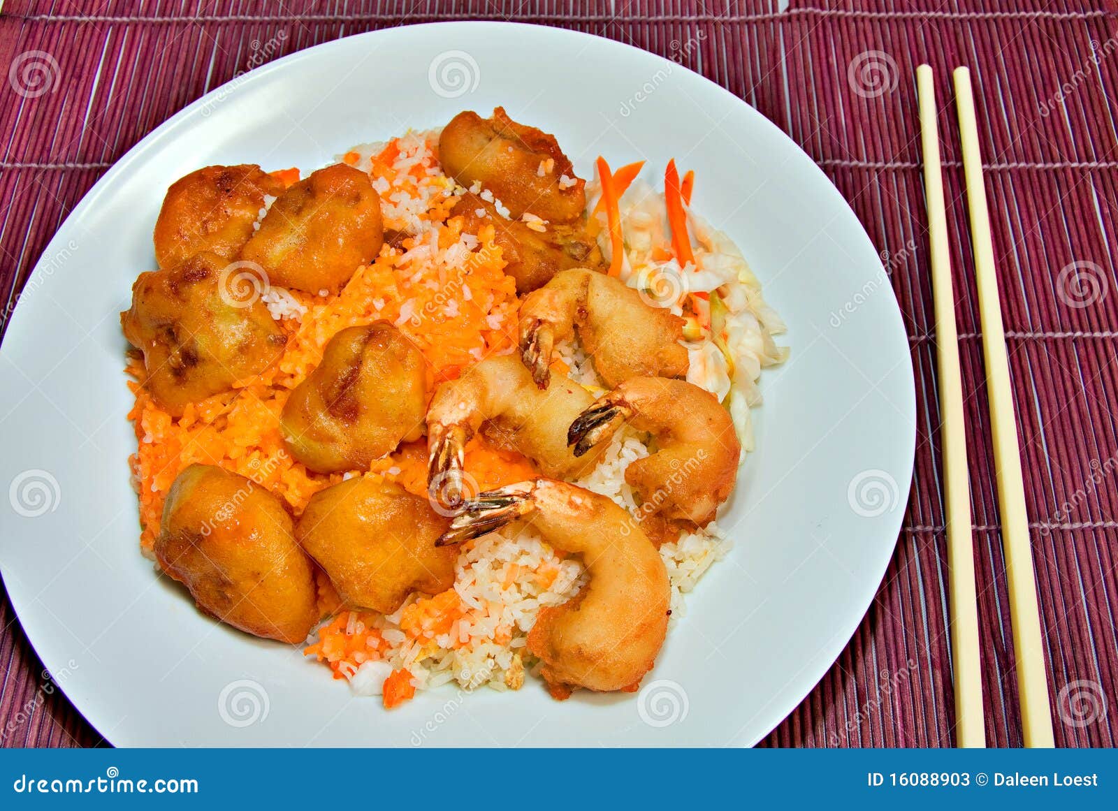 Plate of chinese food stock image. Image of fried, carrot - 16088903