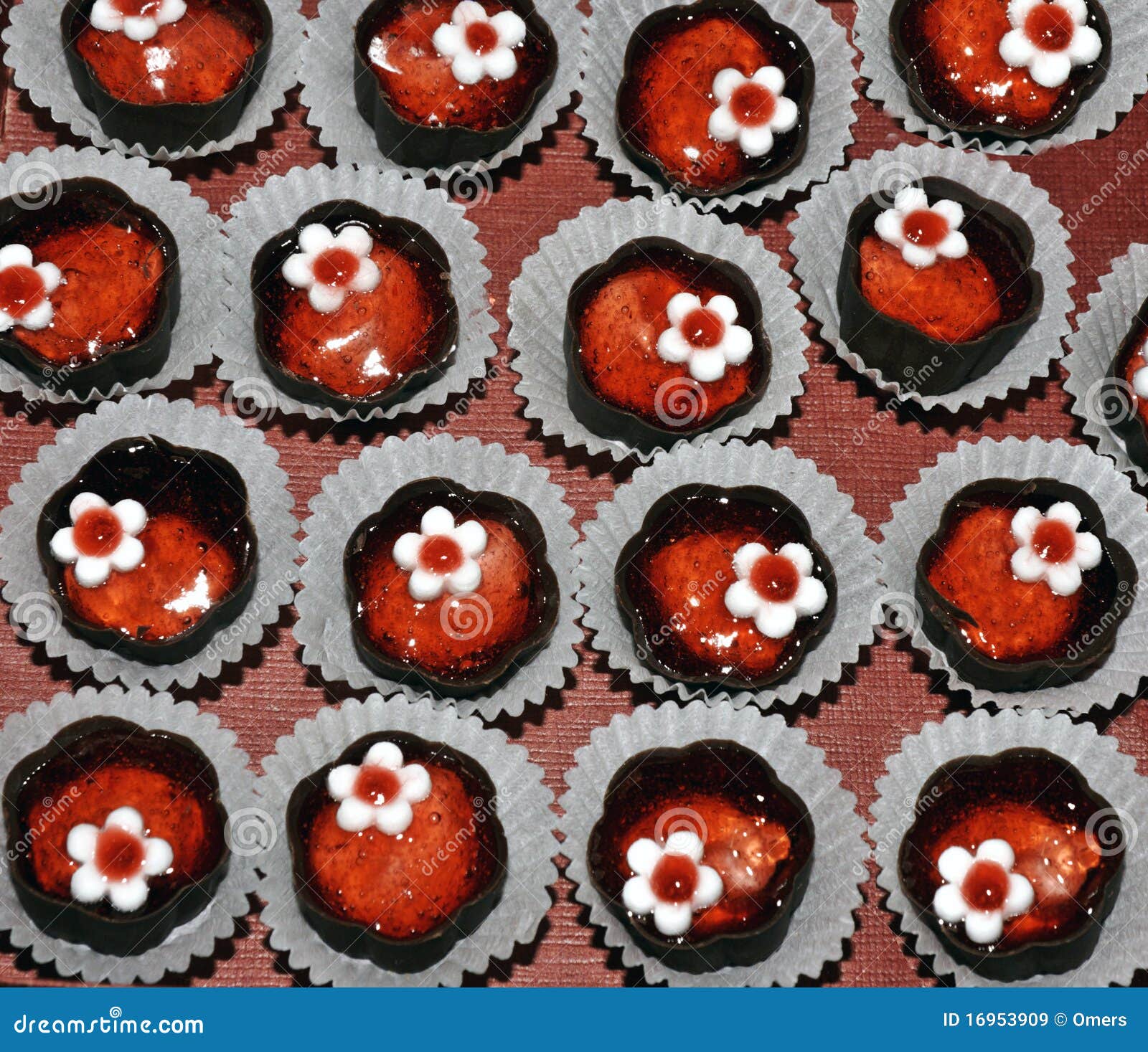 Plate with chocolates stock image. Image of pattern, gift - 16953909