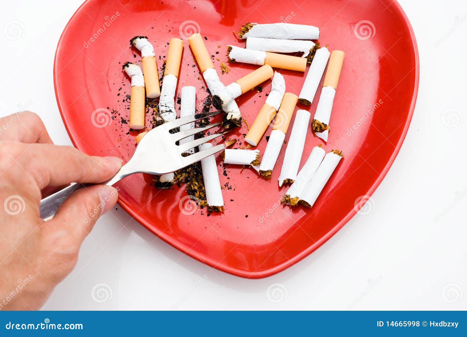 Plate with cigarette stock photo. Image of cuisine, close - 14665998