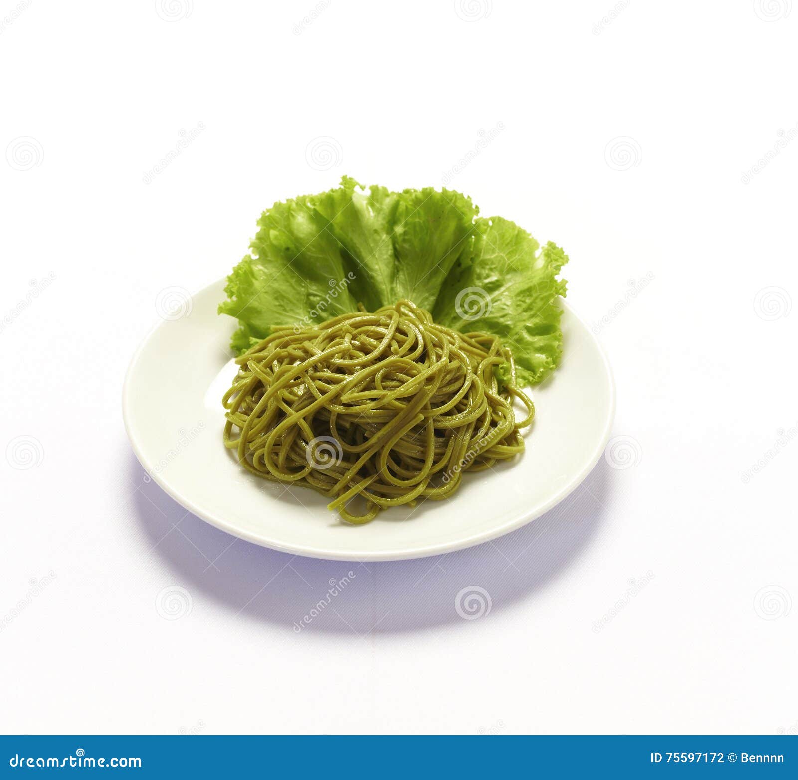 A plate of cold soba stock photo. Image of noodle, healthy - 75597172