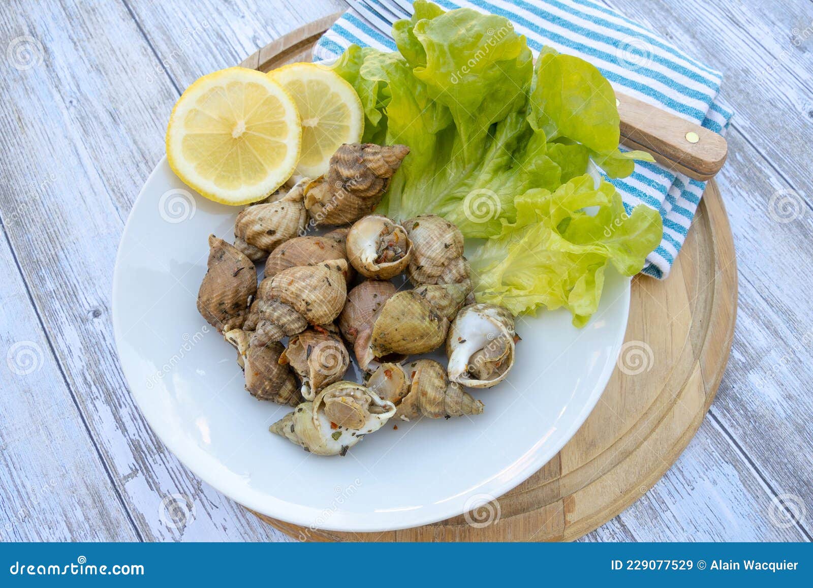 Plate of Cooked Whelks on a Table Stock Image - Image of whelks, food ...