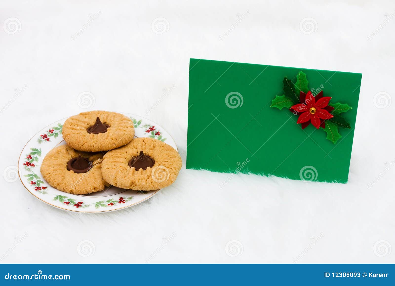 A plate of cookies stock image. Image of blank, cookies - 12308093