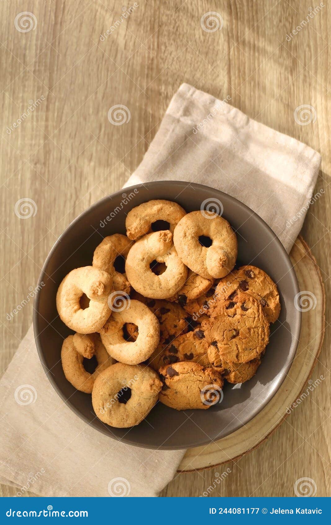 Plate of Cookies stock image. Image of chocolate, kitchen - 244081177