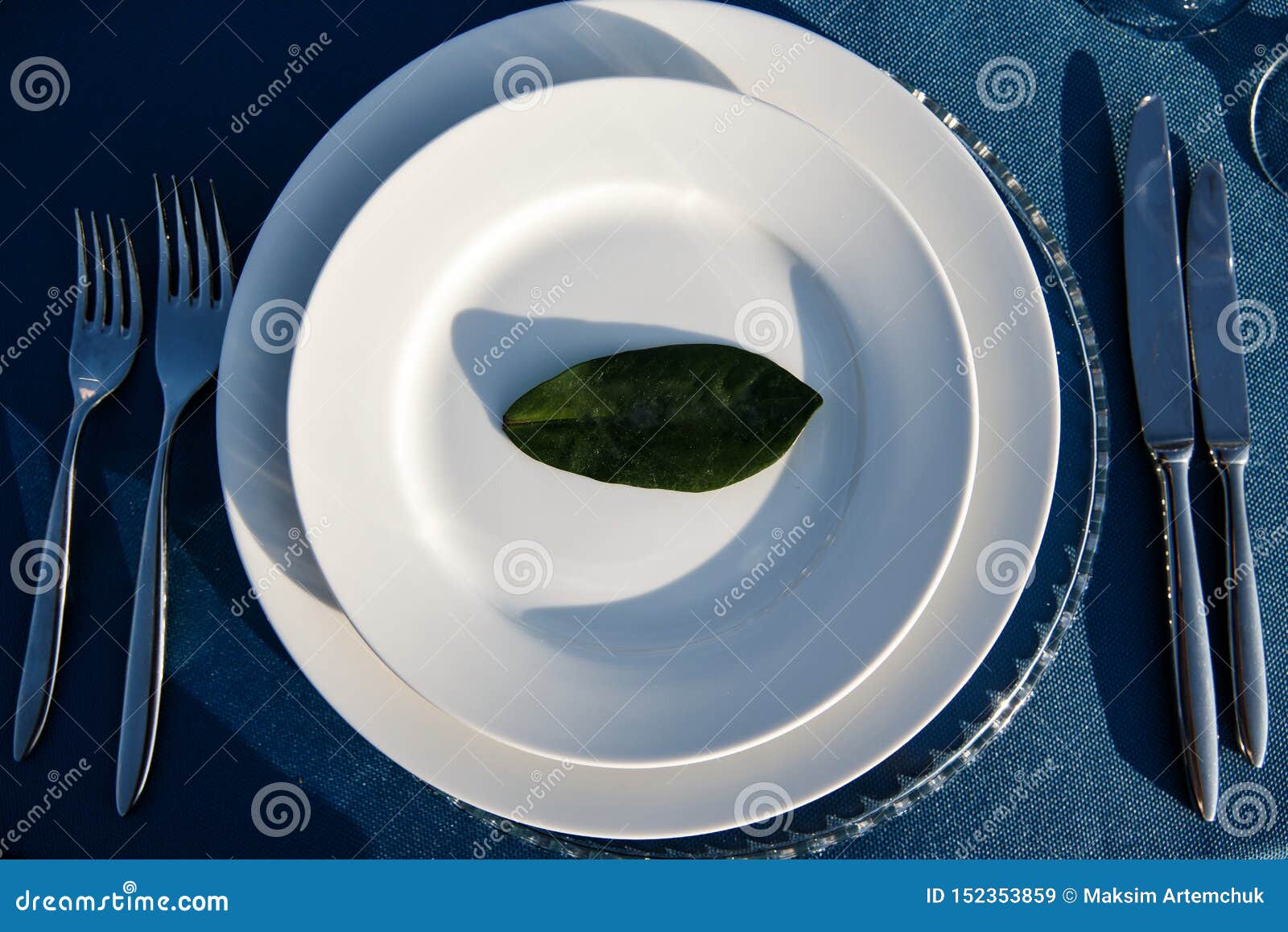 A Plate With A Decorative Leaf With A Russian Name On It Is Standing On ...