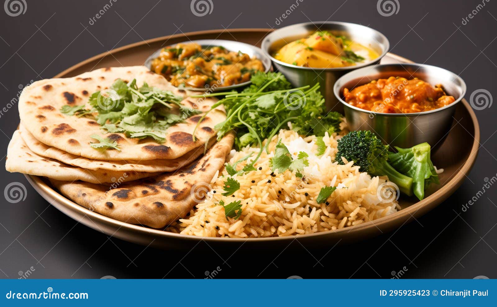 A Plate of Deshi Food in a Plate Isolated on White Stock Image - Image ...