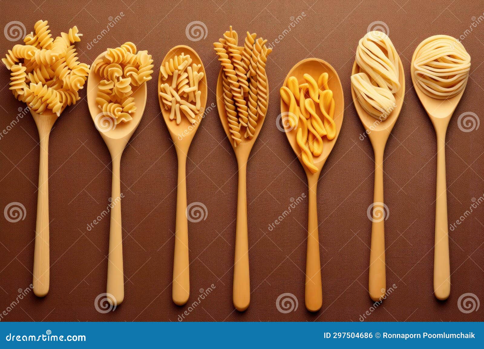 Types Of Pasta Vector Illustration. Labeled Italian Cuisine Shapes ...