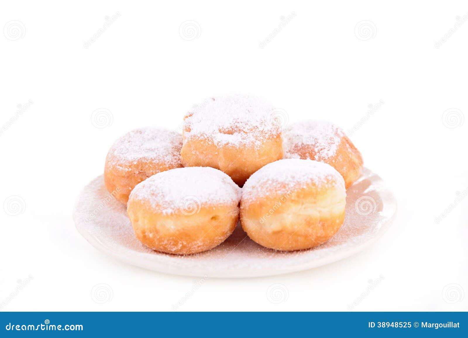 Plate of donuts stock image. Image of bake, dessert, isolated - 38948525