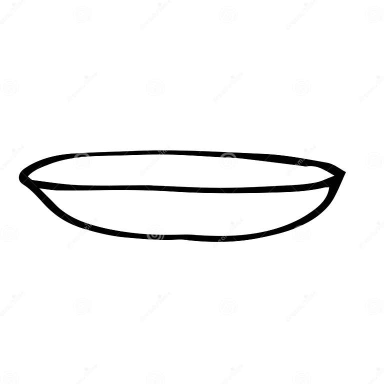 Plate, Doodle Forest Camping Design Elements. Hand Drawn Vector ...