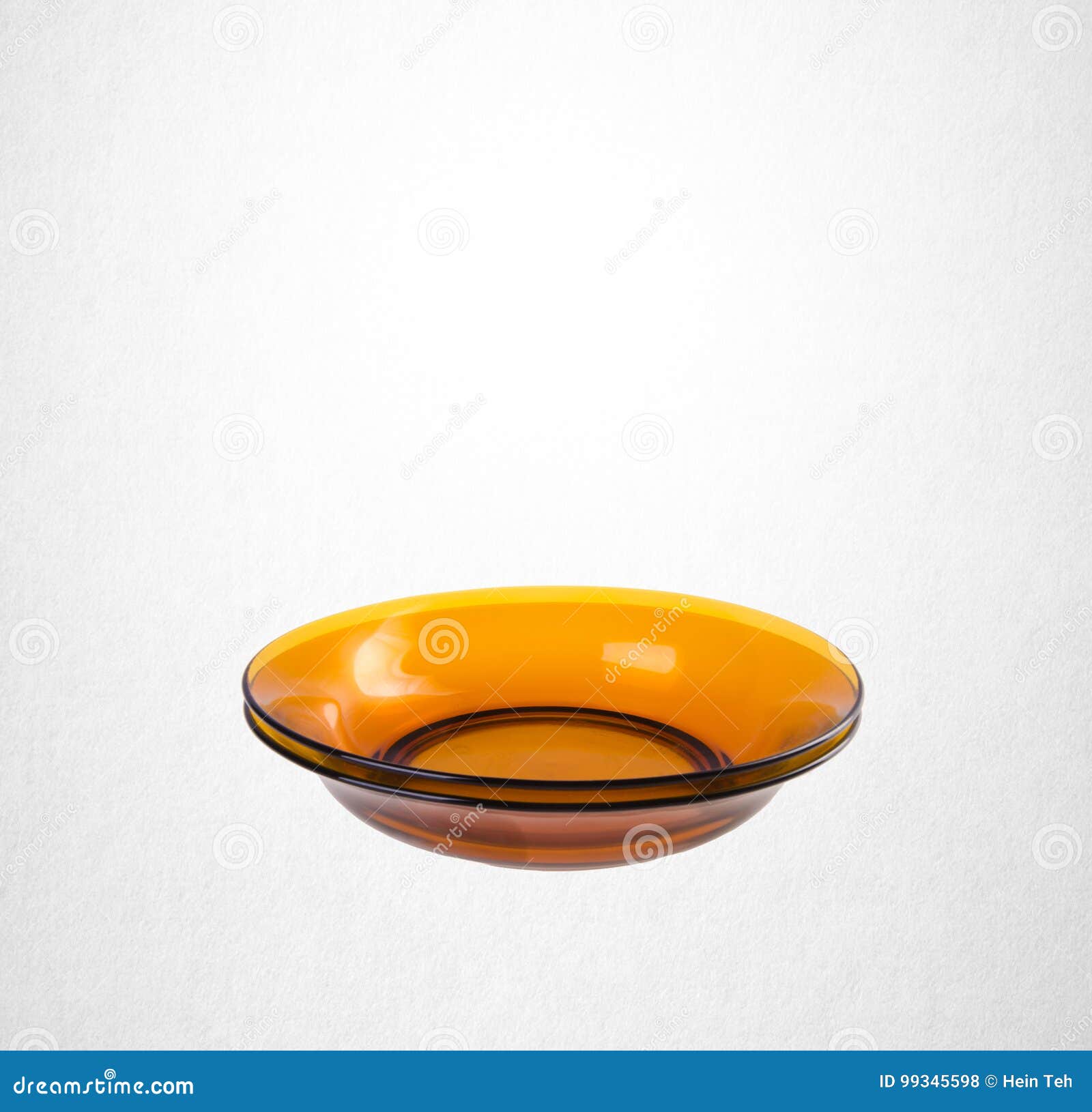 Plate or Empty Glass Plate on a Background. Stock Photo - Image of ...