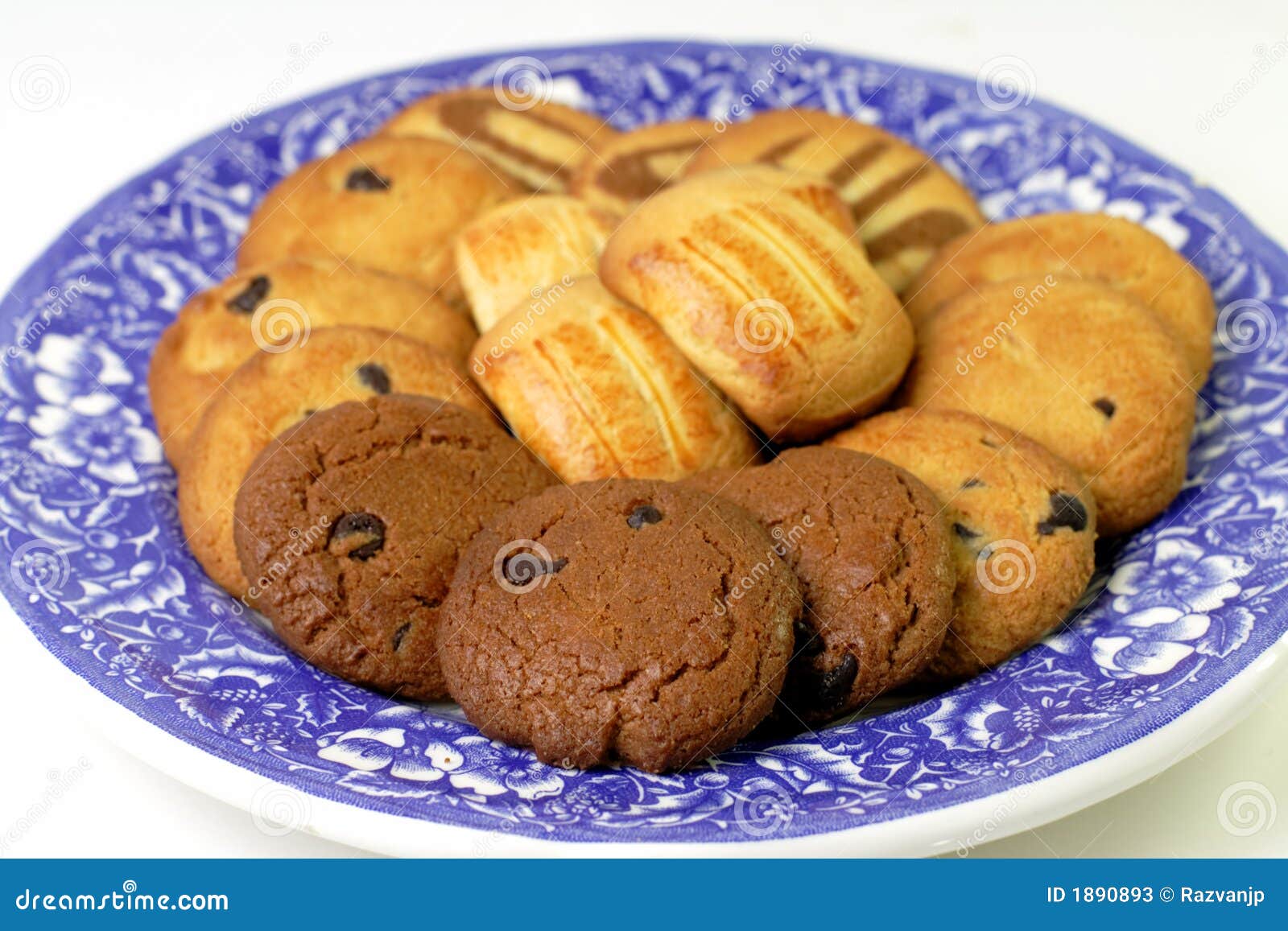 Plate With Fancy Biscuits Stock Photos - Image: 1890893