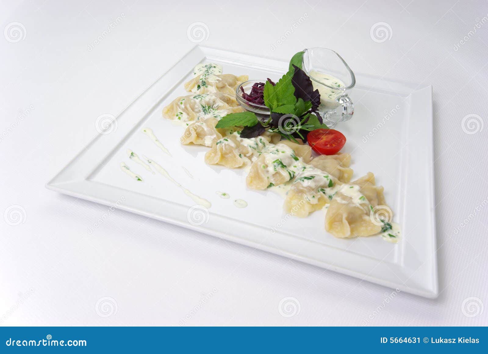 Plate of fine dining meal stock image. Image of fine, dinner - 5664631