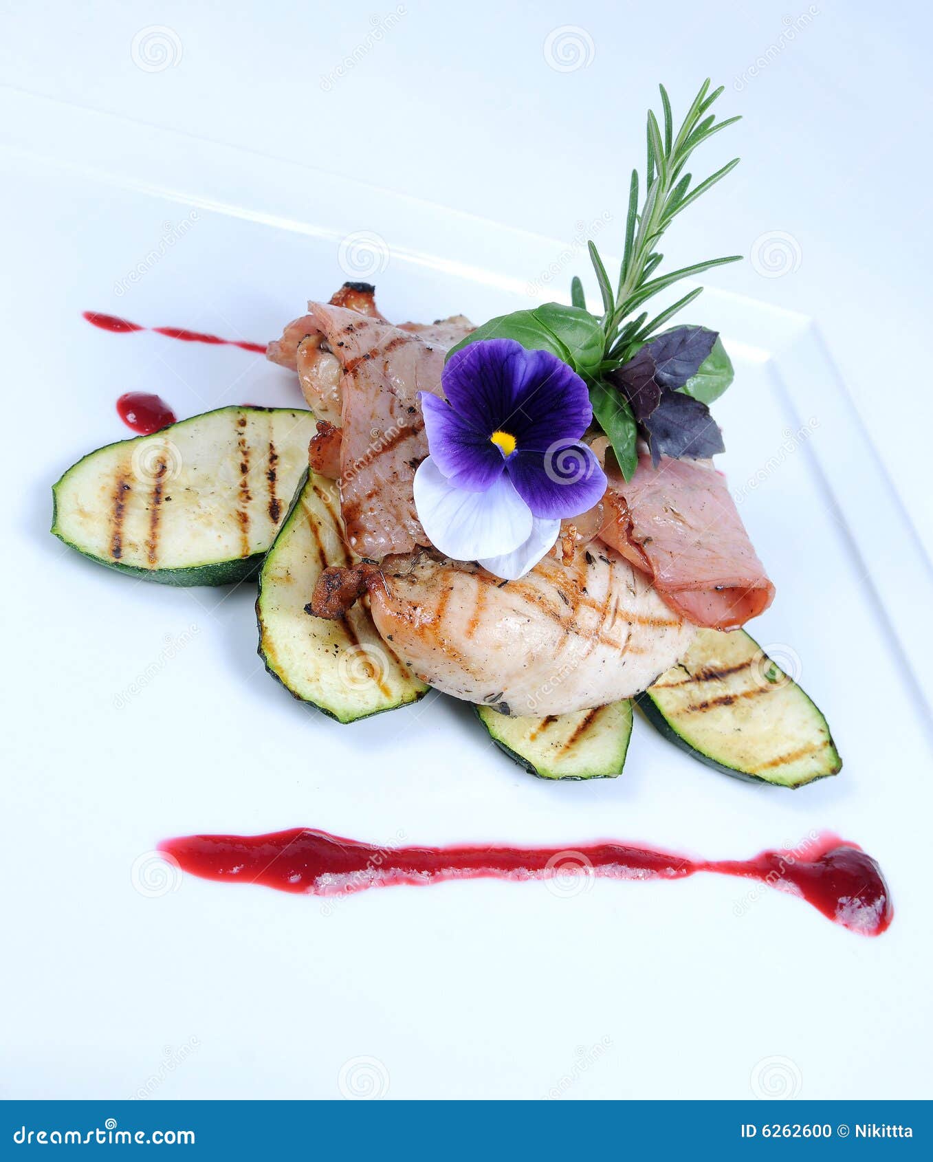 Plate of fine dining meal stock photo. Image of beans - 6262600